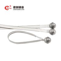 China Anti Spin Metal Strap Seal JCSS002 Self Lock High Security 365x8.5mm Tinplate for sale