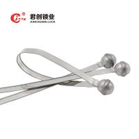 China Anti Spin Metal Strap Seal JCSS002 Self Lock High Security 365x8.5mm Tinplate for sale