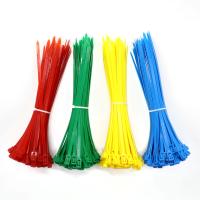 China Nylon Plastic Cable Ties Reusable Self-Locking Fastening 100pcs per Bag for sale