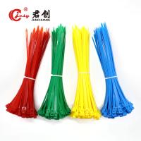 China Reusable Coloured Zip Ties Self Locking Nylon Cable Customized for sale