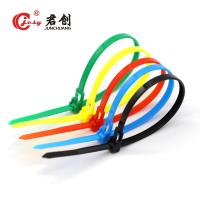 China Reusable Coloured Zip Ties Self Locking Nylon Cable Customized for sale