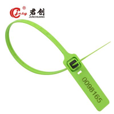 China JCPS605 selos de segurança de plástico auto-bloqueio impressão a laser para recipiente à venda