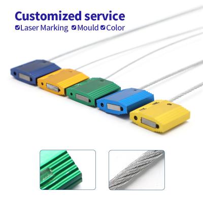 中国 JCCS002  small cable seal for connectors pull tight container security injection-molded power cable seal 販売のため