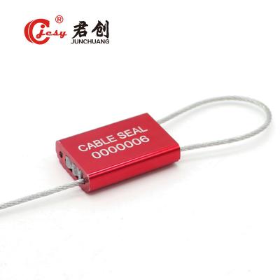 Cina JCCS004 track & container lock disposable customs cable container seal  cable sealing electric meter pull tight containe in vendita