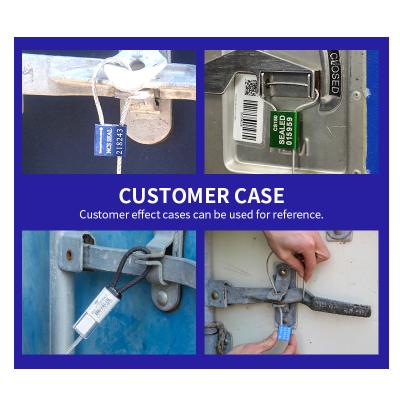 Cina JCCS004 track & container lock disposable customs cable container seal  cable sealing electric meter pull tight containe in vendita