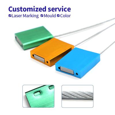 Cina JCCS007  pull tight container security cable seal cable sealing electric meter adjustable cable seal in vendita