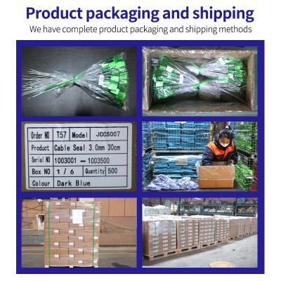 Cina JCCS007  pull tight container security cable seal cable sealing electric meter adjustable cable seal in vendita