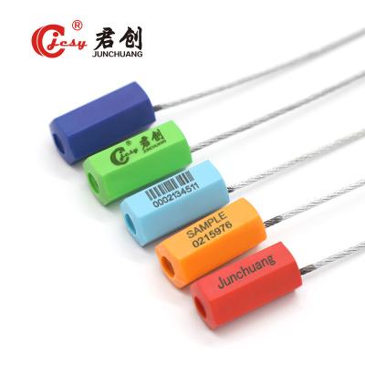 中国 JCCS101 hexagonal plastic cable seal for logistic cable sealing electric meter pull tight container security cable seal 販売のため