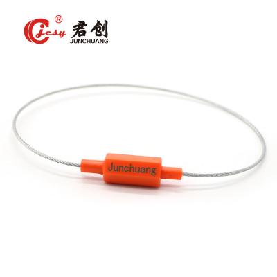 Cina JCCS305 pull tight container security cable seal steel security cable wire seals numbered in vendita