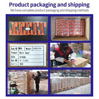 Cina JCBS105 High Security Container Seals Container Steel Bolt Seal Custom in vendita