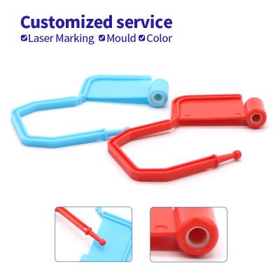 Cina JCPL001 padlock security seals security seal padlock plastic padlock seal numbered in vendita