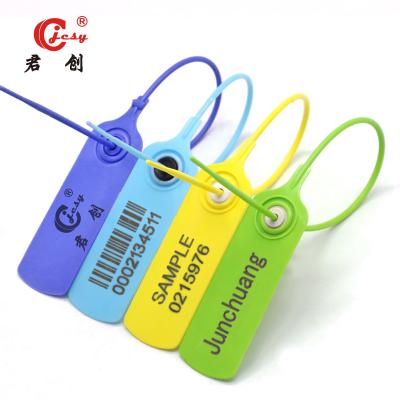 中国 JCPS005 custom one time use tamper proof plastic seal theft proof 販売のため