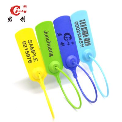 中国 JCPS005 custom one time use tamper proof plastic seal theft proof 販売のため