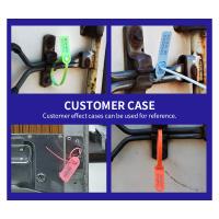 China Adjustable Plastic Security Seal Tamper Proof Pull Tight Label Seal 30cm 2.5mm for sale