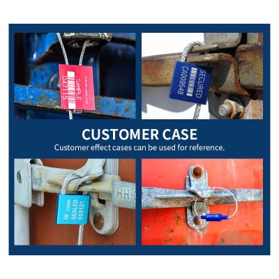 中国 JCCS305 cable seal hexagonal hexagon steel cable seal Hexagonal Security Wire Plastic Cable Seal for shipping container 販売のため