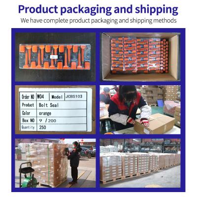 Cina JCBS103 Customized logo high security container seal ABS metal bullet seal in vendita