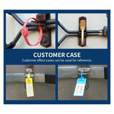 Cina JCPS509 high security seal plastic self locking seal lock for clothing shoes cash bags parcel in vendita