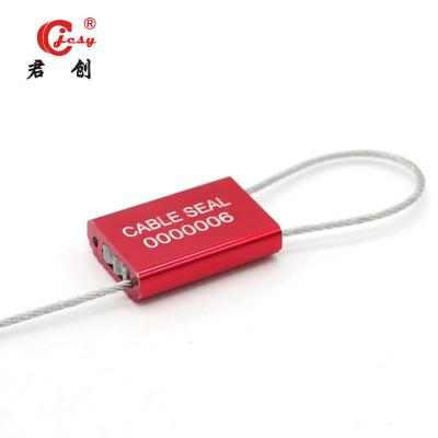 Cina JCCS004 Cable Seal Metal Fuel Tank Cable Security Seal Anti Tamper Cable Seal in vendita
