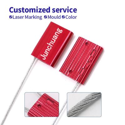Cina JCCS004 Cable Seal Metal Fuel Tank Cable Security Seal Anti Tamper Cable Seal in vendita