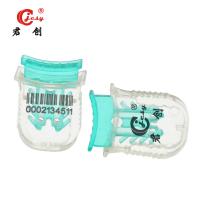 China JCMS001 Snap Plastic Meter Seal Polycarbonate ABS PC Water Electric Meter Seal with Stainless Steel Wire for sale