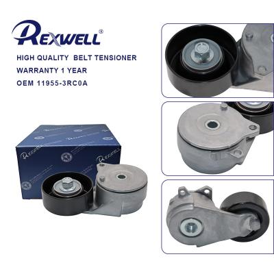China REXWELL OEM Cinturón del motor de la polea de tensión Assy 11955-2GJ0A 11955-JD20A 11955-EE50A 11955-3RC0A para el Nissan QASHQAI X-TRAIL T31 MR20DE 4x4 en venta