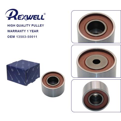 China New Genuine Engine Timing Belt Idler Pulley 13503-50010 13503-50011 for TOYOTA Timing Kit LAND CRUISER UZJ200 1UZ 3UZ for sale