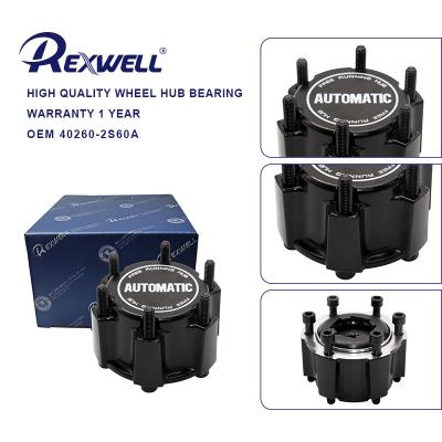 China Auto libre de la rueda de marcha bloqueo de eje 40260-1S700 40260-2S60A para Nissan Pickup Navara D22 4X4 2005- 402602S60A 402601S700 en venta