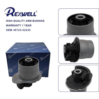 China REXWELL Auto Rear Suspension Bush Left Right Control Arm Bushing 48725-02230 48725-02240 for Toyota COROLLA ZZE123 2005-2007 for sale