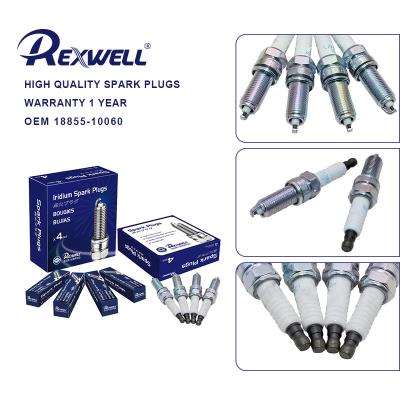 China Thread Size M12x1.25 Ceramic Spark Plug Ignition Candle for Hyundai 18855-10060 for sale