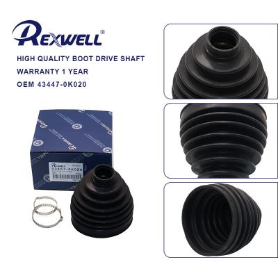 중국 43447-0K020 도요타 힐룩스 비고 KUN25 KUN26 포르추너 KUN50용 드라이브 샤프트 부트 먼지 덮개 판매용