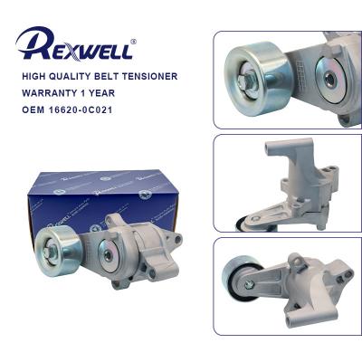 중국 16620-0C021 토요타 하이 에이스 힐럭스 이노바 포튜너 2TR 1TR용 자동 엔진 벨트 텐셔너 풀리 판매용