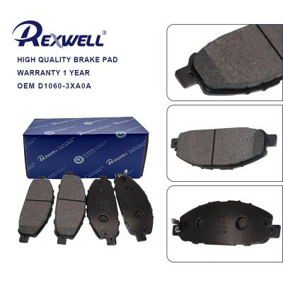 China D1060-3XA0A 41060-VW085 41060-VW086 Auto Spare Parts Front Disc Brake Pad set For Nissan Caravan Urvan E25 E26 NV350 for sale