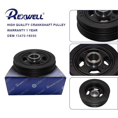 China 13470-16050 13470-16100 13470-15070 Crankshaft Pulley for Toyota Corolla Carina Corona for sale