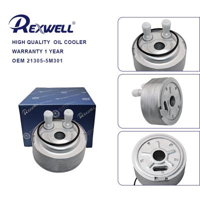 China Enfriador de aceite del motor Rexwell 21305-EB300 21305-5M301 para Nissan Navara Frontier Pathfinder en venta
