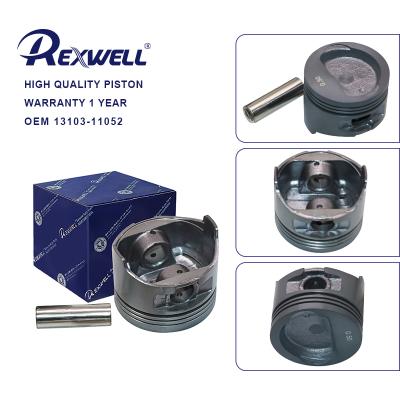 China 13103-11052 Conjunto de Pistão do Motor Com Pino Para Toyota Corolla AE100 EE100 Starlet EP8# EP9# à venda