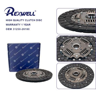 중국 31250-26160 오토 아이신 클러치 디스크 Toyota Hiace 236mm 판매용