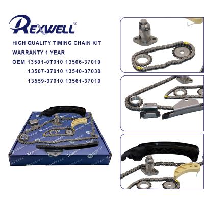 중국 13501-0T010 13506-37010 13507-37010 13540-37030 13559-37010 Toyota 1ZR 2ZR용 자동차 엔진 타이밍 체인 키트 판매용
