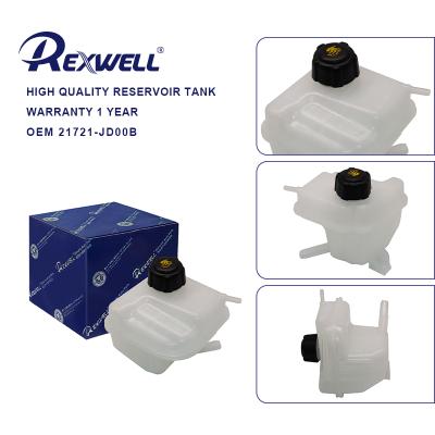China 21721-JD00B Car Radiator Coolant Overflow Reservoir Expansion Tank for Nissan Qashqai J10 2007-2014 for sale