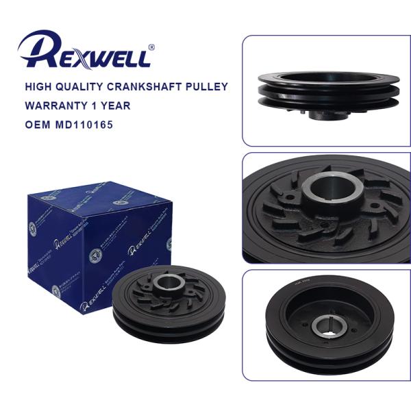 Quality Rexwell High Qualtiy Crankshaft Pulley MD110165 For Mitsubishi Triton KB4T Pajero Montero L200 L300  for sale