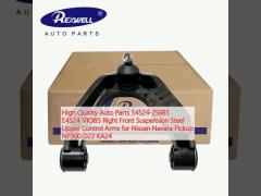 Hoogwaardige auto-onderdelen 54524-2S685 E4524-VK385 Rechter voorste ophanging Staal bovenste besturingsarmen voor Nissan Navara Pickup NP300 D22 KA24