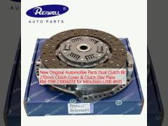 Novas Peças Automóveis Originais Kit de Embreagem Dupla 270mm Cobertura de Embreagem e Disco de Embreagem KM-119R 2300A074 para Mitsubishi L200 4N15