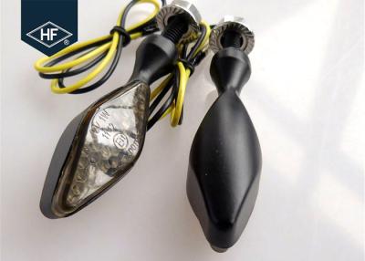Cina Il motociclo universale di mercato degli accessori di 2 PCS accende il metallo Amber Black Blinkers del LED in vendita