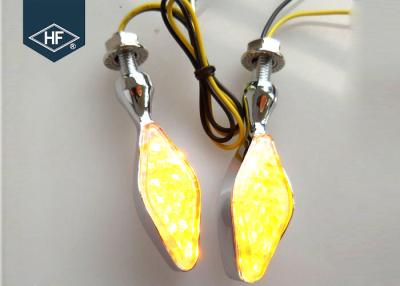 Cina Il motociclo universale di mercato degli accessori di 2 PCS accende il metallo Amber Black Blinkers del LED in vendita