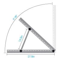 China Versatile Solar PV Mounting Brackets Weatherproof PV panel brackets Silver for sale