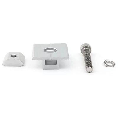 China Lightweight Mid Clamp Solar Panel Mounting Easy Installation for sale