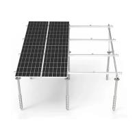 China Customized Solar Panel Tilt Bracket Silver Solar Panel Angle Mounting Bracket for sale