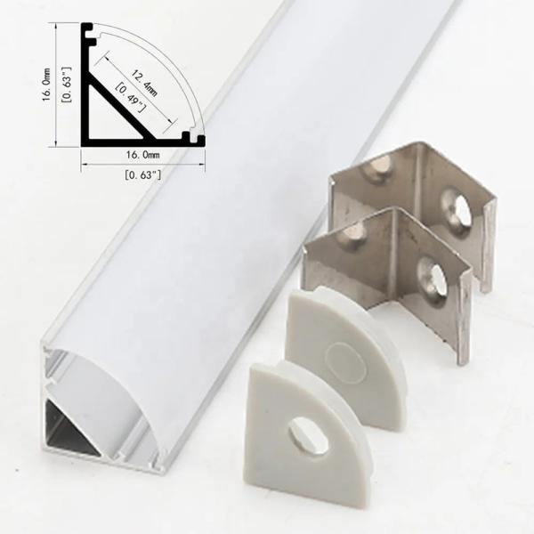 Quality Custom Aluminum Lamp Groove Industrial Settings Easy To Install for sale