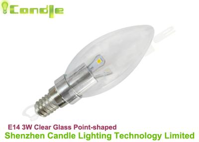 China E14 Screw High Lumen LED Bulb 3w Transparent Cover 2400k 2700k CE ROSH for sale