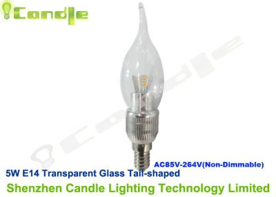 Cina Dimmable trasparente economizzatore d'energia ha condotto le lampadine 5W, della candela lampada principale E14 in vendita
