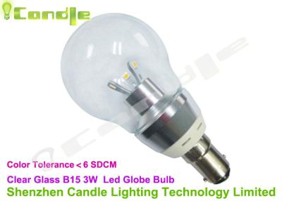China High Lumen 220v Clear Glass 360 Led Household Bulbs B15 With Low Voltage Driver for sale